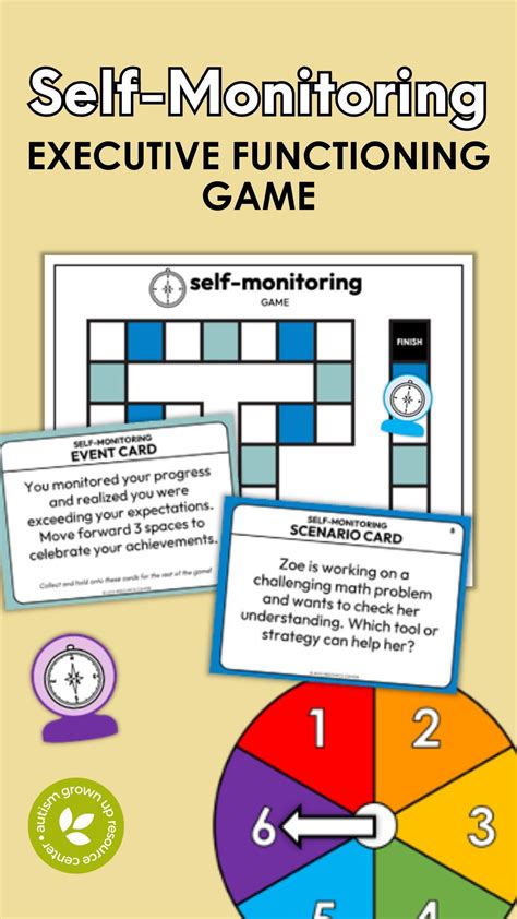 Self Monitoring Executive Functioning Game Artofit