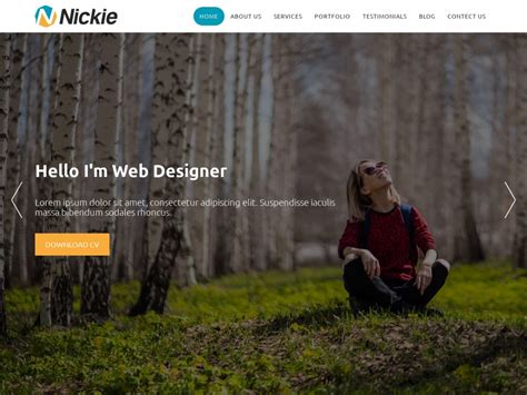 Plantilla HTML CSS Gratis Nickie Plantillas HTML Gratuitas