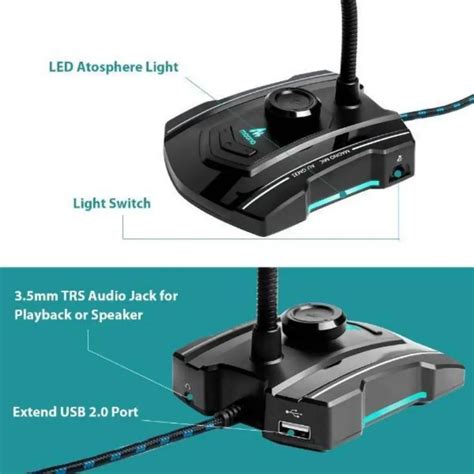میکروفون گیمینگ ماونو Maono AU-GM31 USB Microphone - دوربین شات