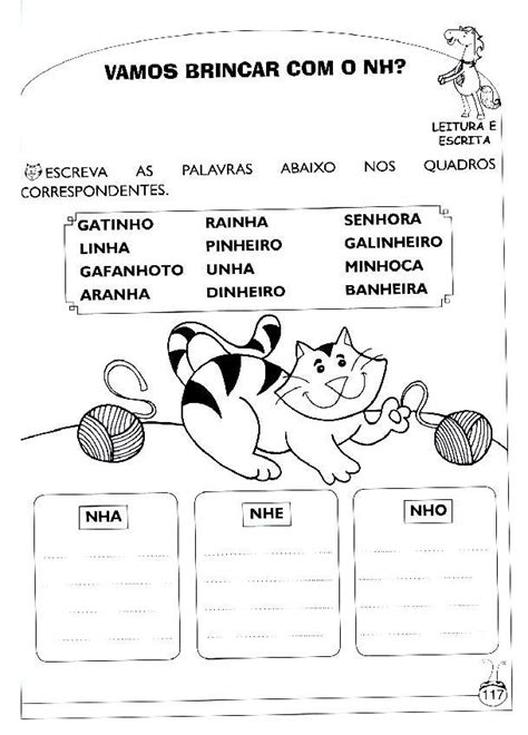 Educa O Um Melhor Caminho Ortografia Nh Atividades Auto Ditado Textos Ca A Palavras
