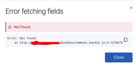 Error Fetching Fields In Kibana Kibana Discuss The Elastic Stack