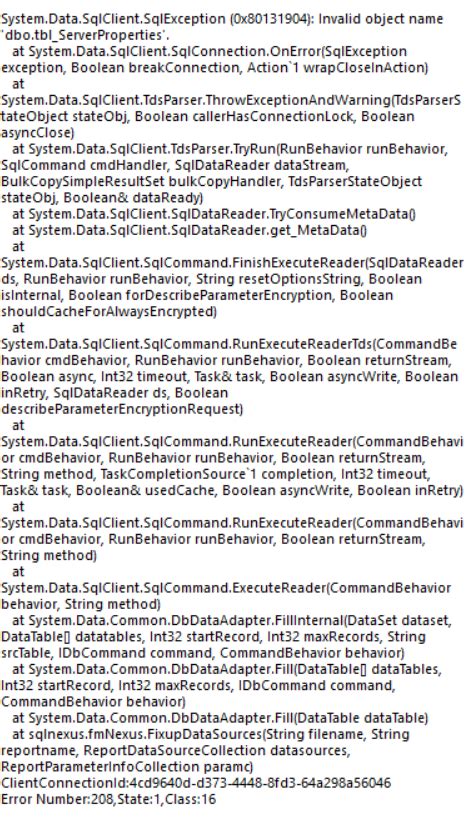Invalid Object Name Dbotblserverproperties Bug · Issue 124 · Microsoftsqlnexus · Github