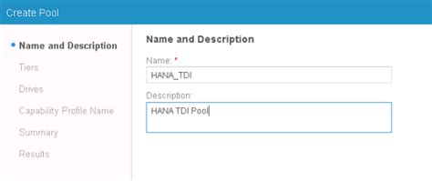 Creating A Dynamic Pool Storage Configuration Best Practices For Sap Hana Tdi With Dell Unity