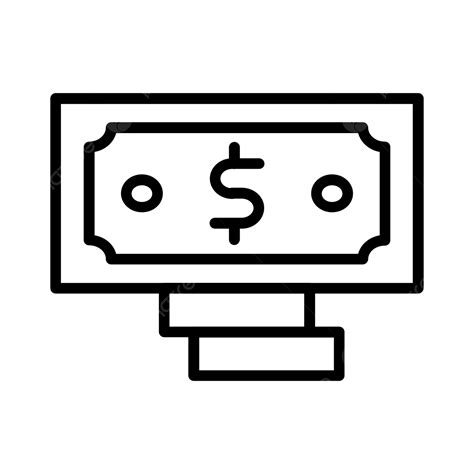 돈 라인 아이콘 벡터 현금 통화 재원 Png 일러스트 및 벡터 에 대한 무료 다운로드 Pngtree