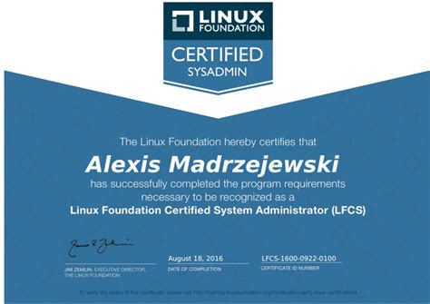 Passage De La Certification Lfcs