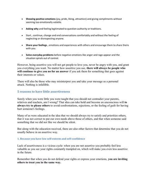 What Is Assertiveness And How To Be More Assertive Pdf