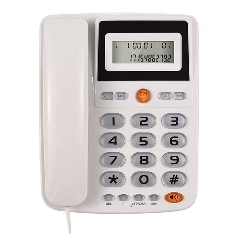 Desktop Corded Landline Phone Big Button Corded Telephone For Elderly