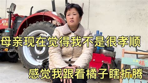 母亲觉的我现在变得不孝顺，觉的我现在每天瞎折腾跟着橘子乱跑 Youtube