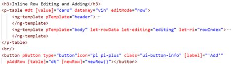 How To Add A New Row Inline To Primeng P Table Adventures In Full Stack Development