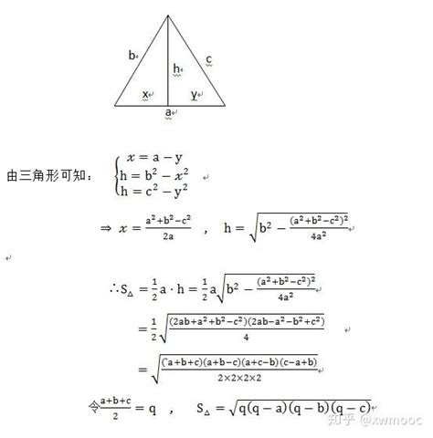 海伦公式推导 知乎 海伦公式推导 知乎