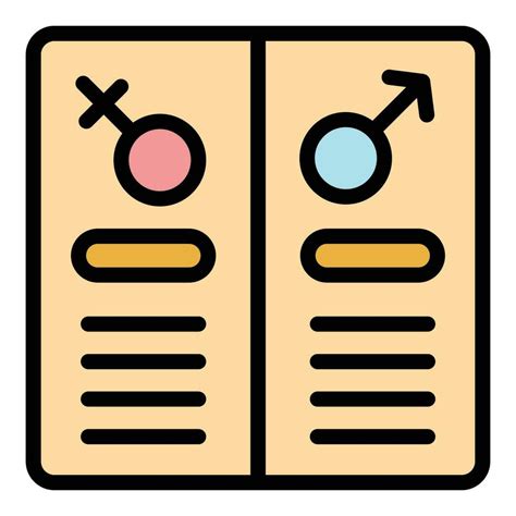 Sexual Brochure Icon Vector Flat Vector Art At Vecteezy