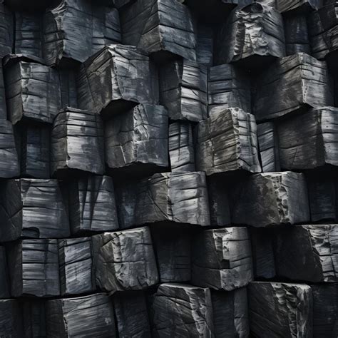 Premium Ai Image Basalt Columns Texture