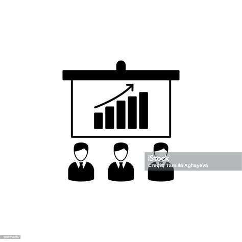 프리젠 테이션 아이콘 Ui 및 Ux 웹 사이트 또는 모바일 응용 프로그램에 대한 비즈니스 세트의 간단한 글리프 벡터 0명에 대한 스톡 벡터 아트 및 기타 이미지 Istock