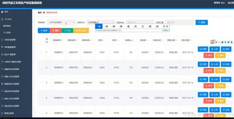 springboot vue纺织代加工车间生产状态监测系统lw源码 vue3实施检测车间行车位置和状态 csdn博客