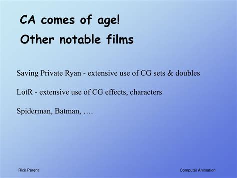 Ppt Computer Animation Algorithms And Techniques Powerpoint Presentation Id3041424