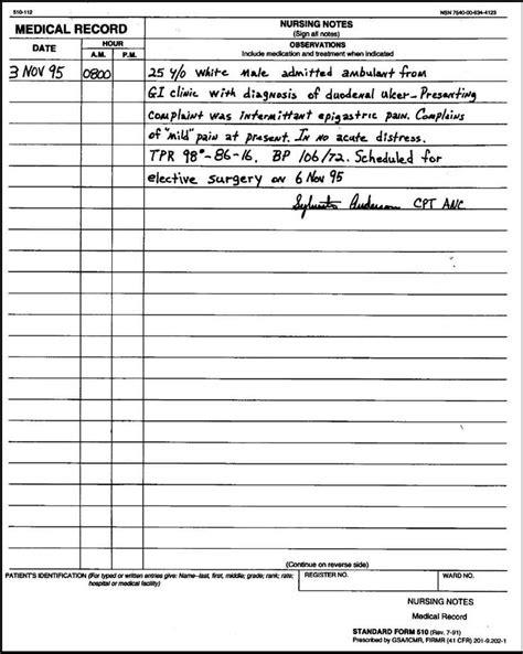 Nurses Notes Template Free Download Nursing Notes Notes Template
