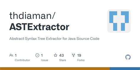 Github Thdiamanastextractor Abstract Syntax Tree Extractor For Java