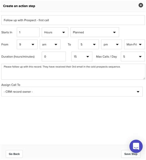 How To Add A Sugarcrm Action Steps To Sequences Leadfwd