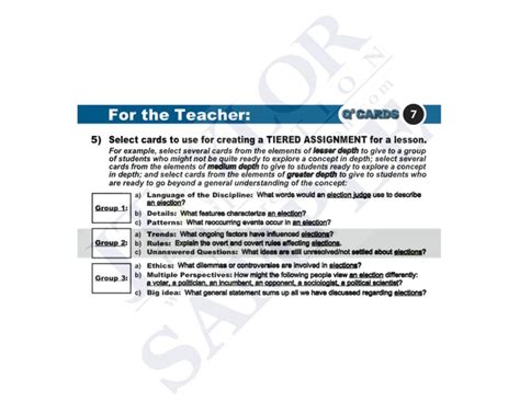 Q3 Depth And Complexity Question Stem Cards The Center For Depth And