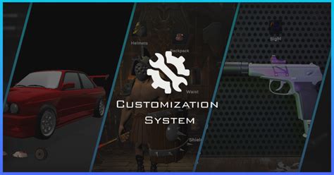 Aramis Customization System Game Toolkits Unity Asset Store