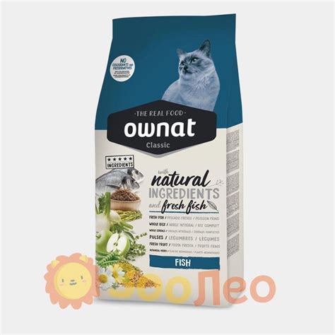 Ownat Classic Fish (Cat) — корм для взрослых кошек с Рыбой 1.5 кг от ...