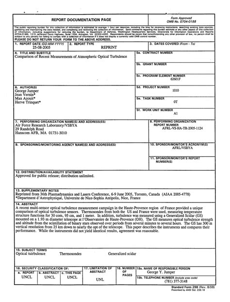 Pdf Comparison Of Recent Measurements Of Atmospheric Optical Turbulence