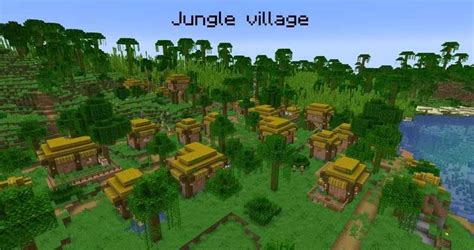 Jungle Villages [1 16 5] мод Майнкрафт