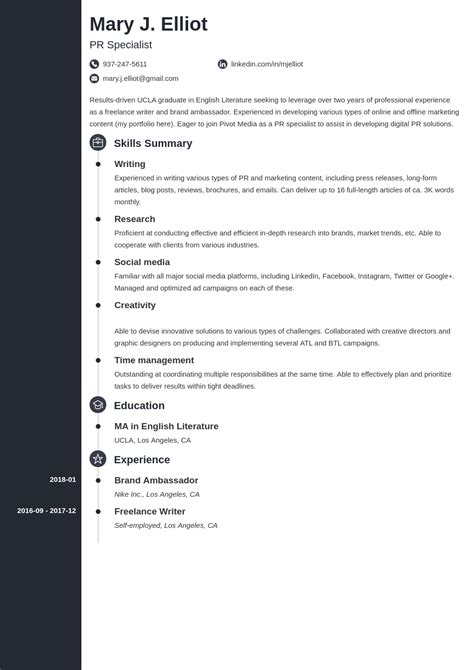 Skills Based CV See A Functional CV Template Examples