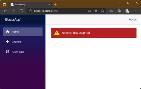 Net 6 の Blazor で改善されたエラー処理を使ってみる Aka Errorboundary