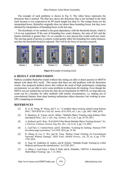 Multiple Human Tracking Using Retinanet Features Siamese Neural