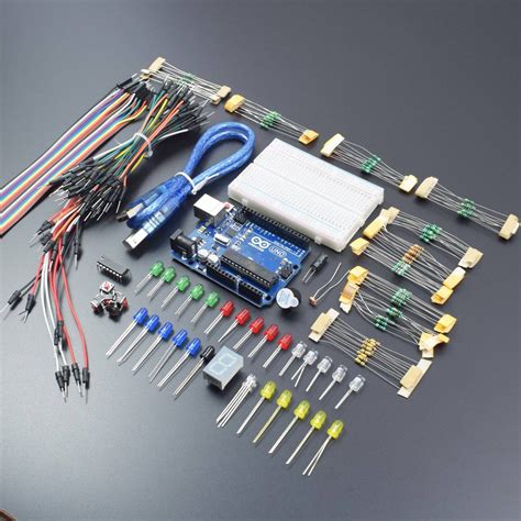 Arduino Uno Starter Kit With Free Tutorials Frame Rees52
