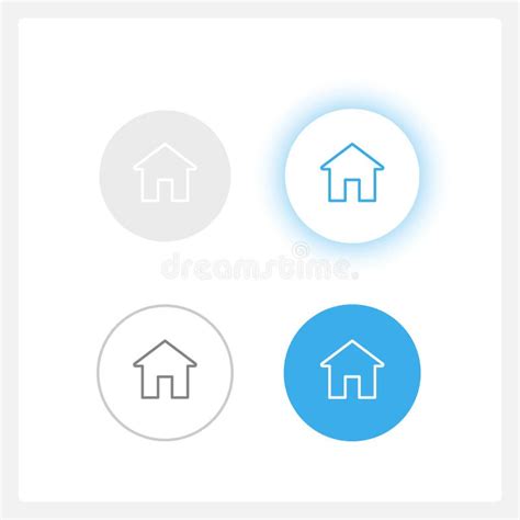 Button States Ui Elements Kit Stock Vector Illustration Of Website