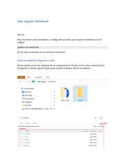 Using Jupyter Notebook A Beginner S Guide To Creating Documents Course Hero