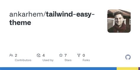 GitHub Ankarhem Tailwind Easy Theme