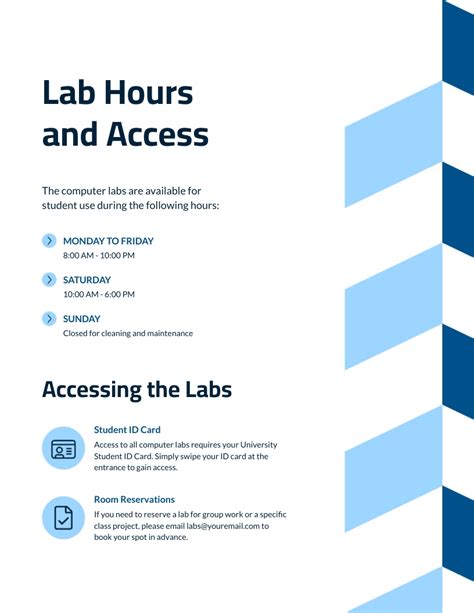 Computer Lab Orientation Guide Template Visme