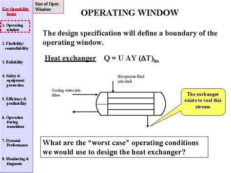 Process Operability Class Materials Operating Window Basic Flowsheet