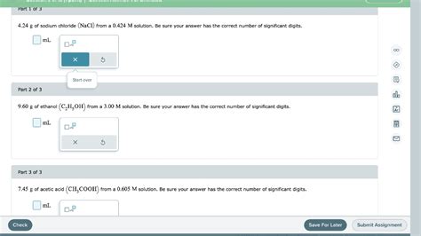 Solved Calculate The Volume In ML Of A Solution Required To Chegg