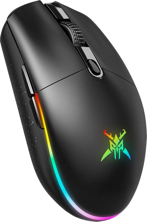 Tecknet Gaming Mouse Wireless 8000 Dpi Optical Sensor Rgb Backlit Ultra