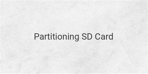 Easy Ways To Partition An SD Card For Android Or PC VISADA ME