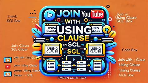 Join With Using Clause In Sql Emran Code Box Youtube