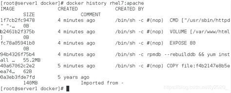 Docker镜像的分层结构介绍以及镜像的创建（docker Commit与dockerfile）docker History镜像分层结构