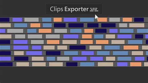 【pr脚本】将时间线多个素材批量导出单个视频 clips exporter v1 6 使用教程