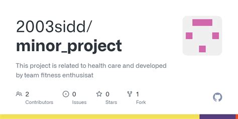 GitHub Sidd Minor Project This Project Is Related To Health Care And Developed By Team