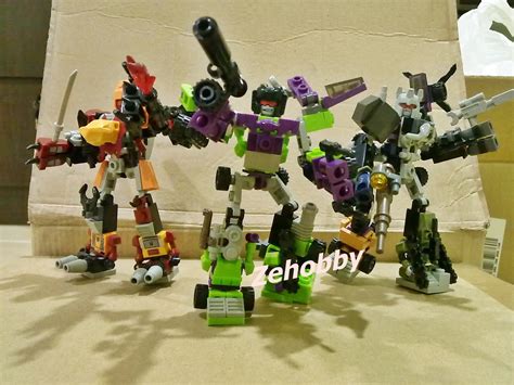 Zehobby ~ Kre O Transformers Devastator Bruticus And Predaking