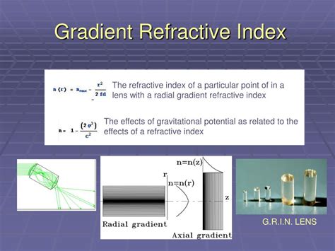 Ppt Gradient Refractive Index Powerpoint Presentation Free Download Id 1391175