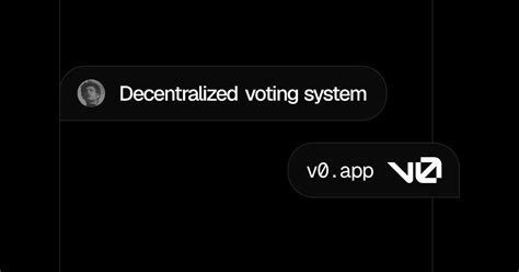 Decentralized Voting System V0 By Vercel