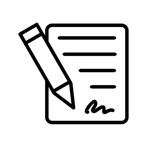 Contract Vector Icon 350842 Vector Art At Vecteezy