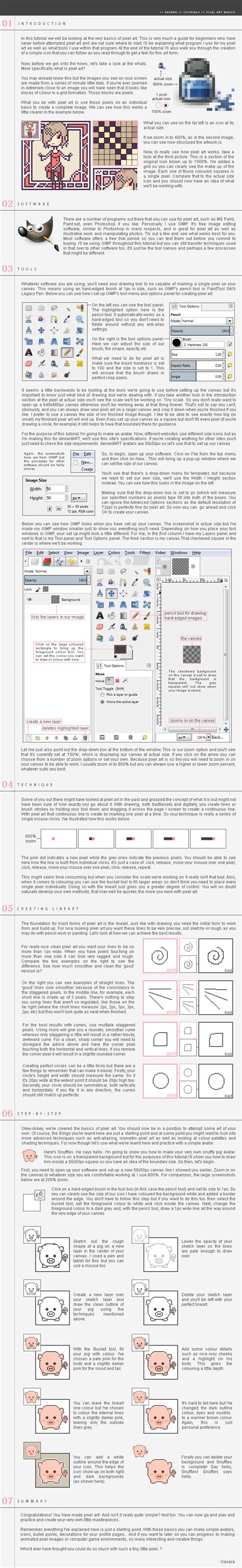pixel art tutorial basics for beginners by gasara on deviantart
