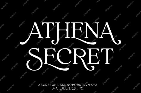 Premium Vector Elegant Vintage Decorative Alphabet Display Font Vector With Swoosh Alternate