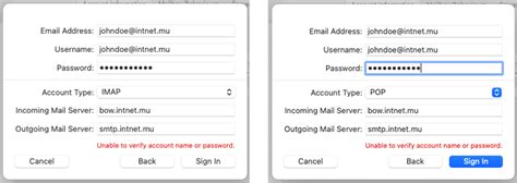 Setting Up Your Email Account On MAC My T